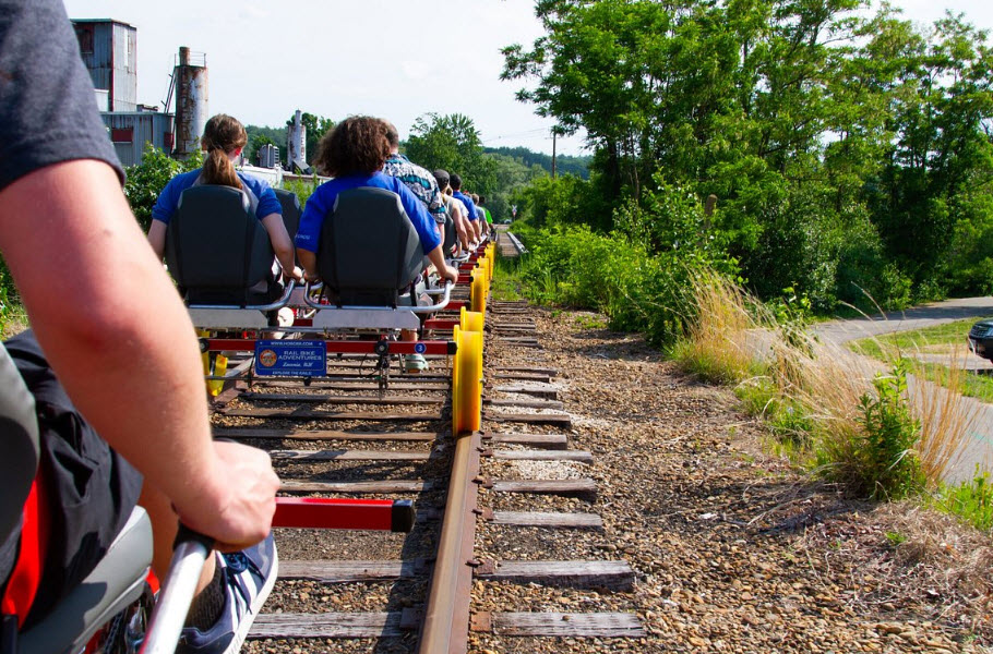 Granite State Rail Bikes, New Hampshire, USA (Tourist Attraction) | USAvora